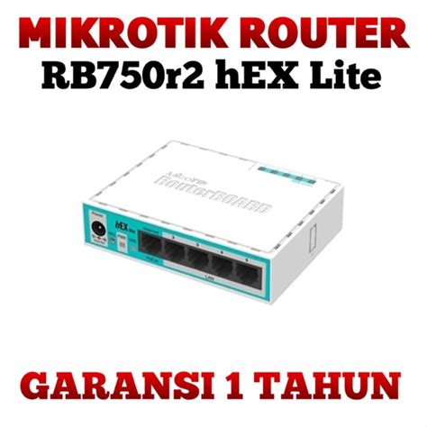 Jual Mikrotik Router Rb750r2 Hex Lite Shopee Indonesia