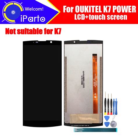 60 인치 Oukitel K7 전원 Lcd 디스플레이 터치 스크린 디지타이저 어셈블리 K7 전동 공구 용 100 오리지널 신제품 Lcd 터치 디지타이저휴대폰