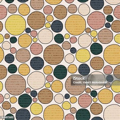 원활한 패턴 불규칙한 원 원형에 대한 스톡 벡터 아트 및 기타 이미지 원형 0명 가리기 Istock