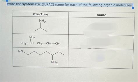 Answered Write The Systematic Iupac Name For Bartleby