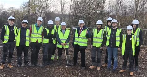 Ground Broken On West Lothian Colleges Unique Ecohouse Skills Centre Daily Record