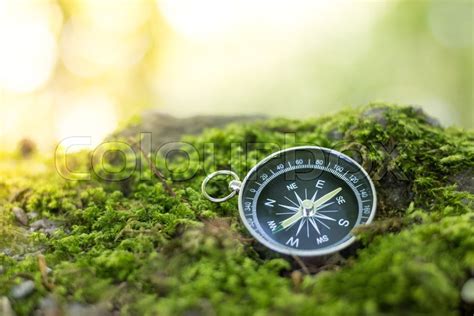 Vintage Compass Lying On The Floor Stock Image Colourbox