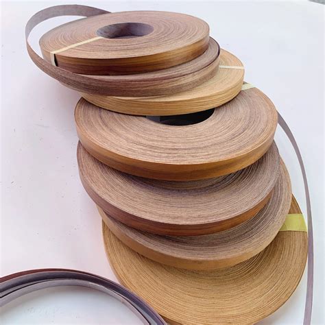 Wood Veneer Edge Banding Roll 050mm 1mm 2mm And 3mm Natural Sliced