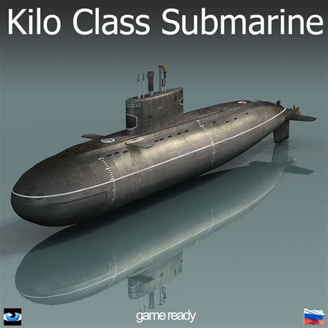 Russian Submarine Kilo Class 3d Model 149 Fbx Max Free3d