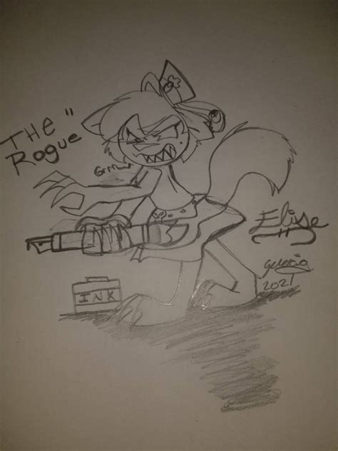 Elise Wolf The Rogue By Oswaldaf On Deviantart