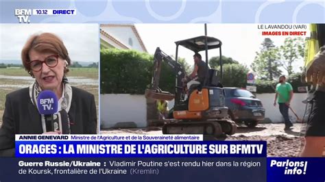 Orages Nous Ne Laisserons Pas Tomber Les Agriculteurs Affirme Annie