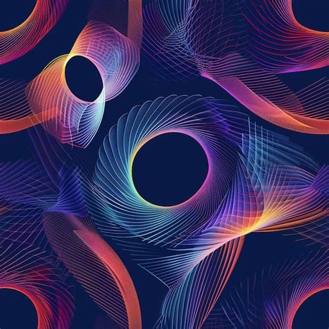 Swirling Patterns Premium Ai Generated Image