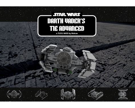 LEGO MOC Darth Vader S Tie Fighter Based On By Malcav Rebrickable Build With LEGO