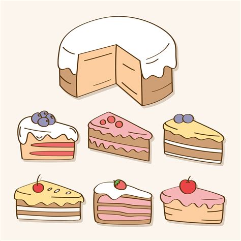 【蛋糕插圖】圖案推薦：26款手繪的蛋糕插畫圖下載 天天瘋後製