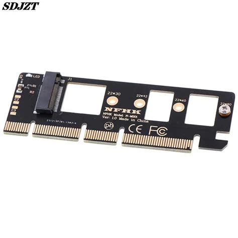 Ngff M 키 M2 Nvme Ahci Ssd에서 Pci E Pci 익스프레스 30 16x X4 어댑터 라이저 카드 컨버터