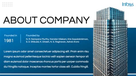 Free Infosys Case Study PowerPoint And Google Slides Template PPT