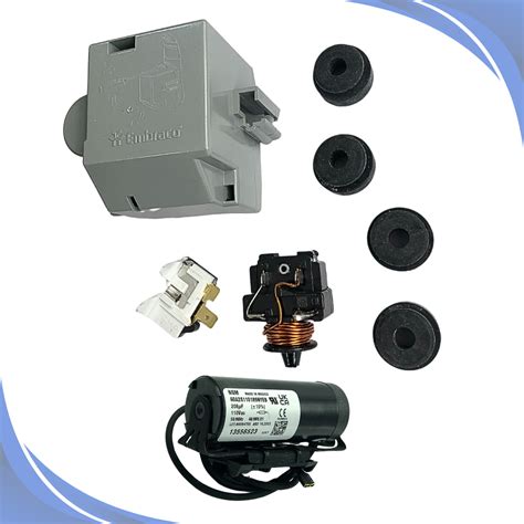 Motor Compressor 1 3 Hp Ffu130hax Embraco Gás R134a 110v Karisfrio