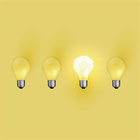 High Detailed Realistic Light Bulb Illustration Vector 415574 Vector