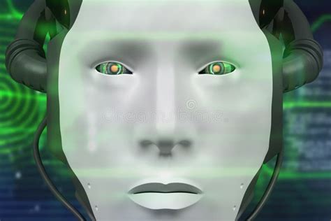 Robotics And Ai For The Future 3d Rendering Stock Illustration Illustration Of Computing