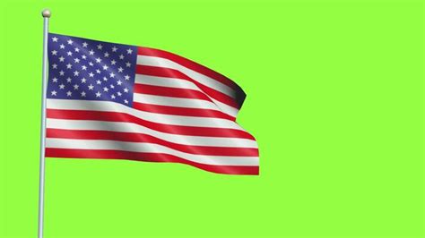 American Flag Animation Stock Video Footage For Free Download