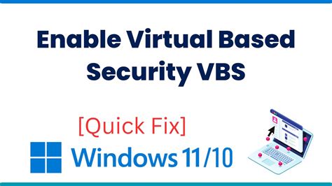 Enable Virtual Based Security Vbs In Windows 11 Youtube