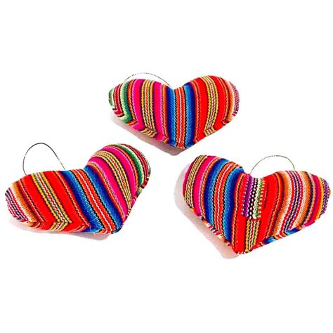 Set X 3 Ornamento CorazÓn Andino Directorio Adex