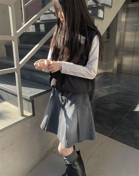 무채색 패션 봇 On Twitter 셔츠랑 후드조끼 조합이 좋네 에이블리 애니원모어 23 800원 A App Goods 6096890…