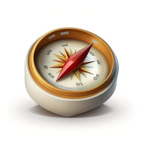 Premium Ai Image Ai Generated Illustration Of Cute 3d Compass On
