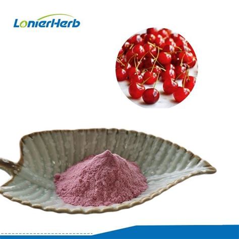 High Quality Tart Cherry Fruit Powder Suppliers Manufacturers Factory