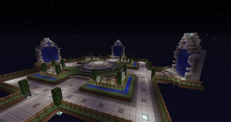 Server Spawn Hub Minecraft Map