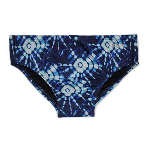 Speedo Printed One Brief Blue Goswim