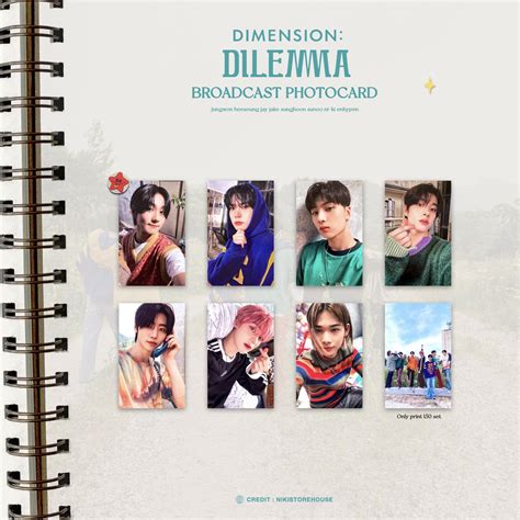 Enhypen Dimension Dilemma Target Exclusive Photocard Template