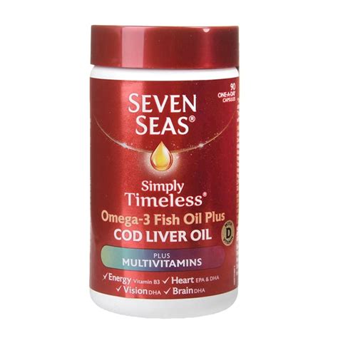 Seven Seas Cod Liver Oil Plus Multivitamins 90 Capsules