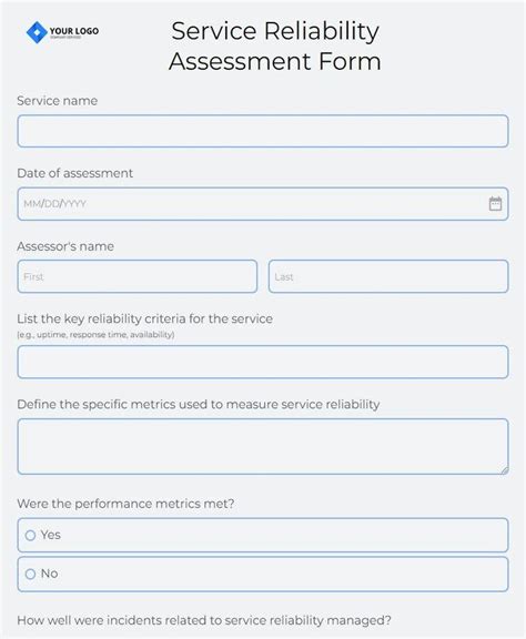 Supplier Evaluation Form Template 123formbuilder