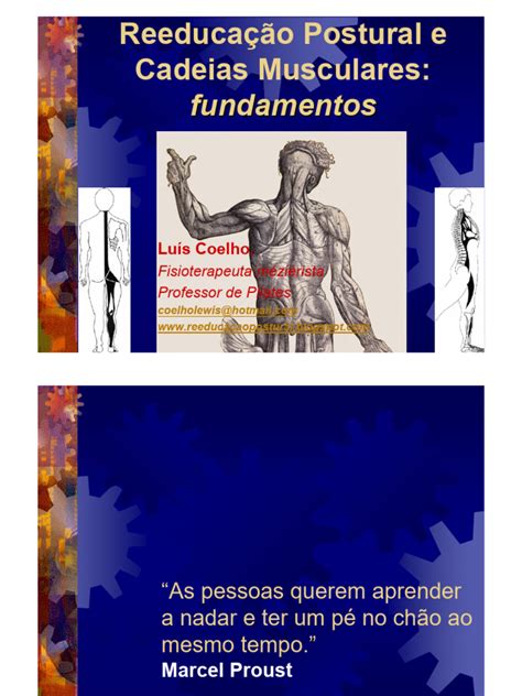 Reeducacao Postural E Cadeias Musculares Pdf Músculo Ginástica