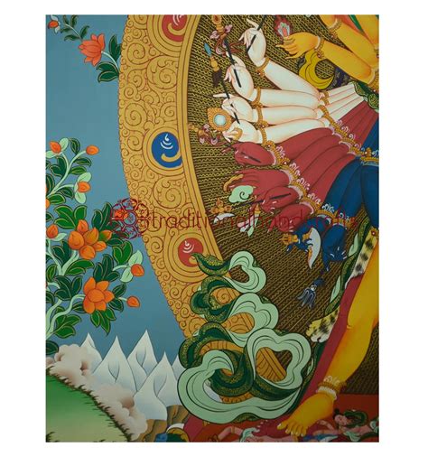 Chakrasamvara Thangka Beautifully Painted By Artist From Nepal