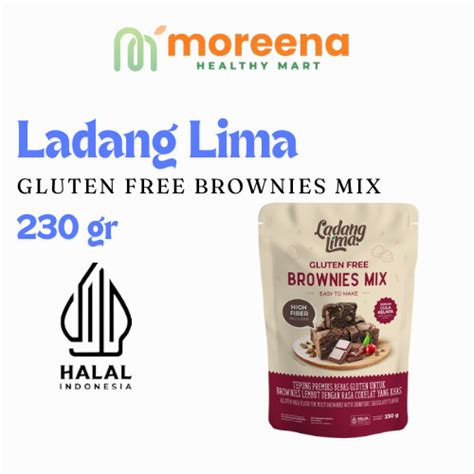 Jual Ladang Lima Brownies Mix Tepung Instant 230gr Shopee Indonesia