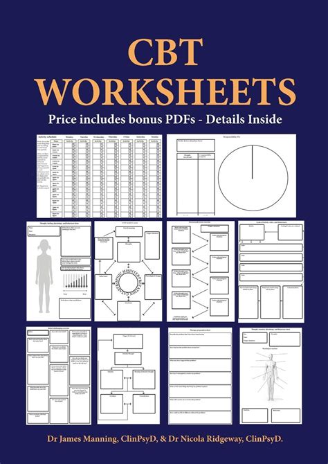 CBT Worksheets CBT Worksheets For CBT Therapists In Training