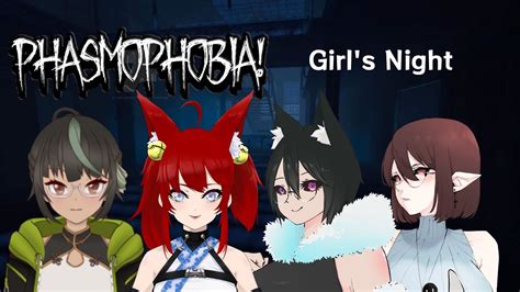 Vtuber Phasmophobia Girls Night Ghost Hunting Enmy Youtube