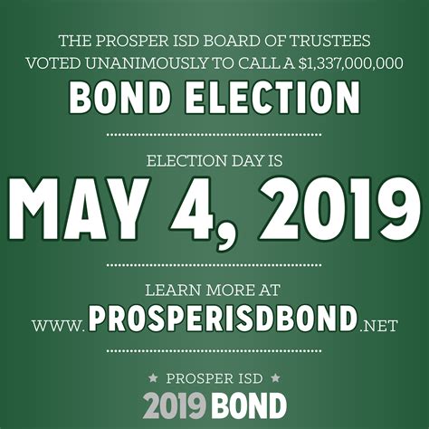 Prosper Isd School Board Calls For A Bond Election Prosper Magazine