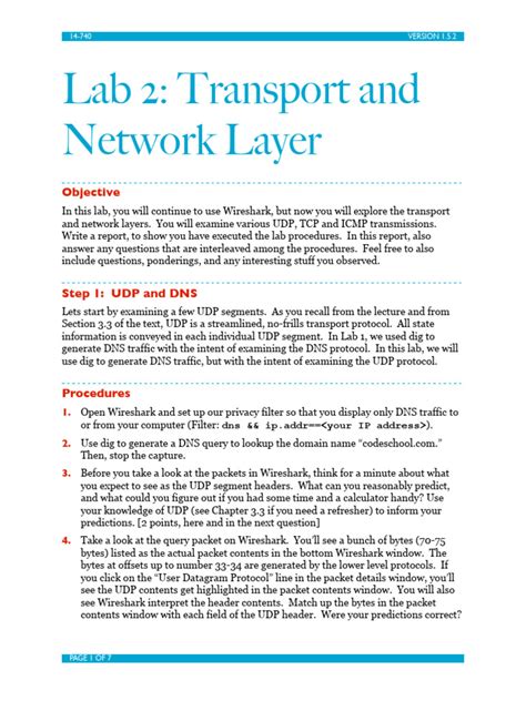 Lab2 Pdf Transmission Control Protocol Domain Name System