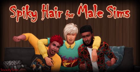 21 Spiky Male Hairstyles For Sims With An Edge — Snootysims