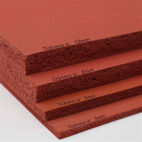 Waterproof Red Silicone Rubber Foam Sheets Silicone Sponge Sheets Buy