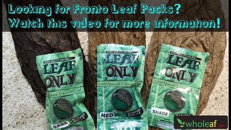 Fronto Leaf Packs For Your Store Grabba Leaf Packs And Blunt Wrap
