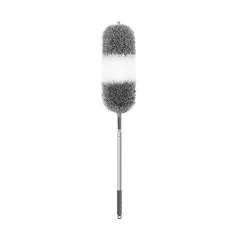 Extendable Feather Duster Long Duster Magic Cobweb Duster Brush Grey