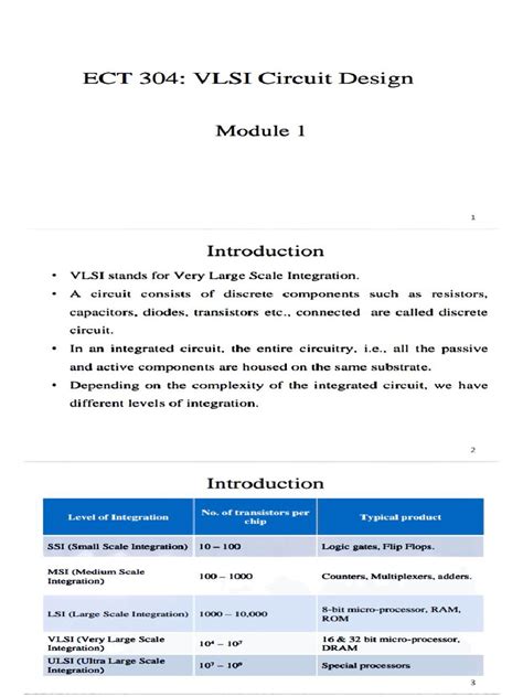 Vlsi Module 1 Pdf