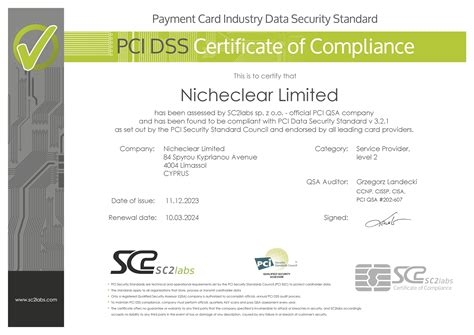 Pci Dss — Nicheclear