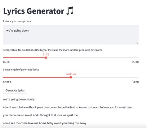 Github Imbabot Lyricgenerator