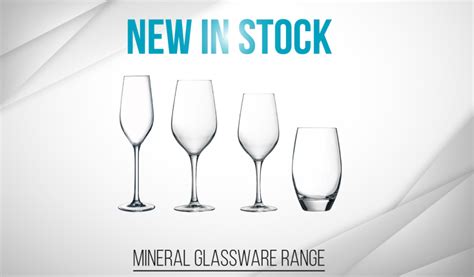 Introducing The New Mineral Glassware Range Yahire Furniture Hire Blog