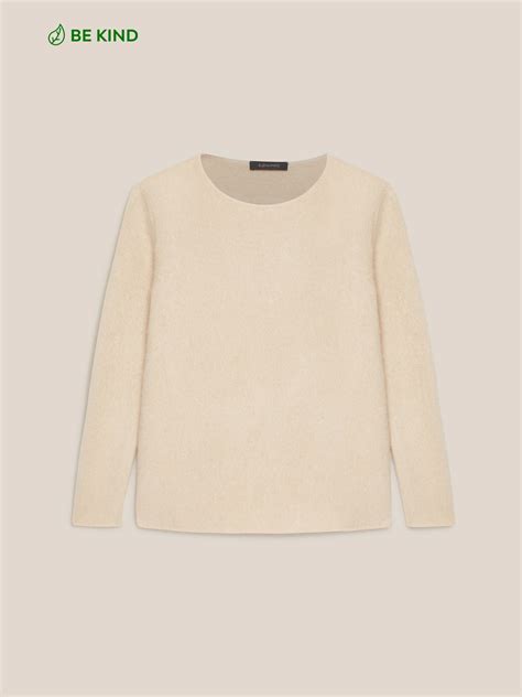 Jersey De Cuello Redondo En Lana Sostenible