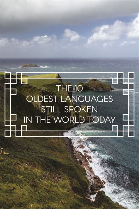 The 10 Oldest Languages Still Spoken in the World Today | Wonders of ...