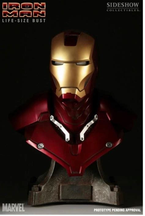 Sideshow Iron Man Life Size Bust Hobbies And Toys Toys And Games On Carousell