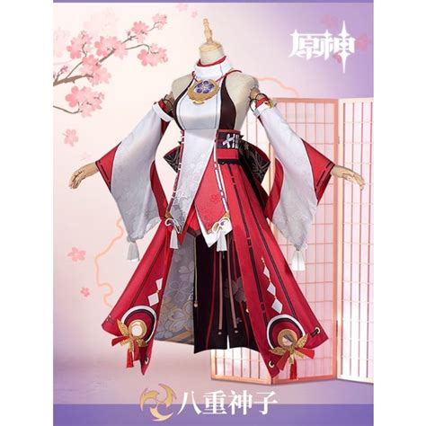 Jual Fullset Yae Miko Genshin Impact Cosplay Costume Shopee Indonesia