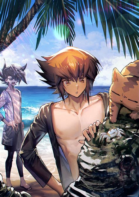 Yuki Judai Manjoume Jun And Pharaoh Yu Gi Oh And 1 More Drawn By