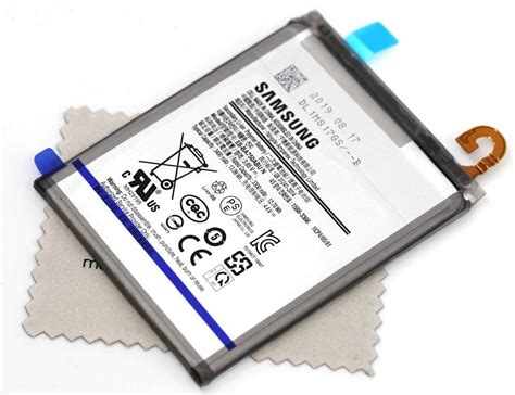 Batería para Samsung Original EB BA750ABU N para Samsung Galaxy A10 A105F con paño de limpieza